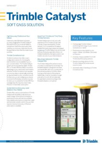Datasheet – Trimble Catalyst Software GNSS – English A4 – Screen ...